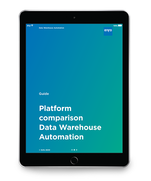 Platform comparison Data Warehouse Automation | Guide | Enfo